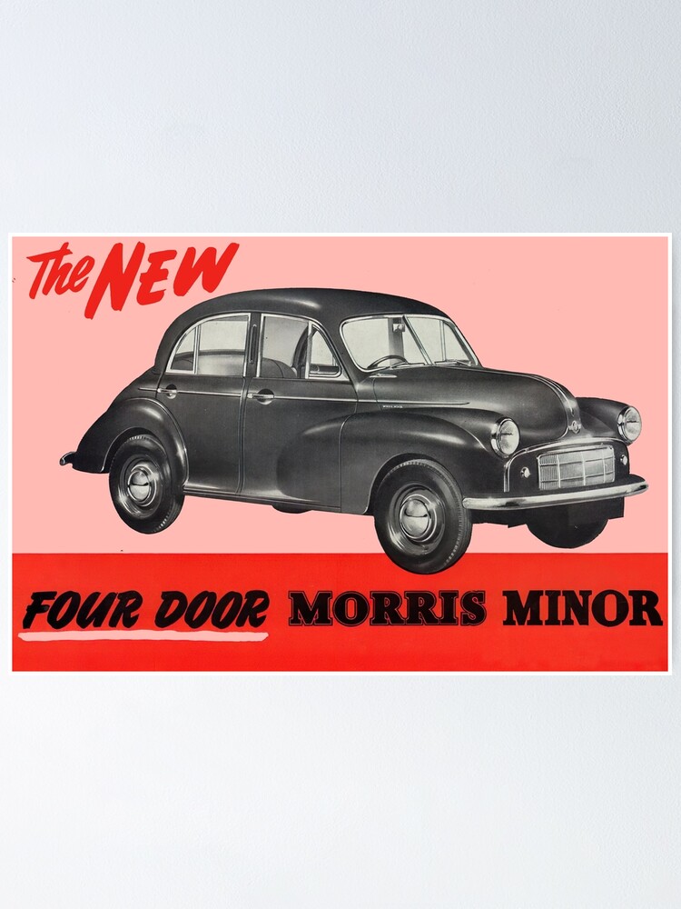 "MORRIS MINOR" Poster by ThrowbackM2 | Redbubble