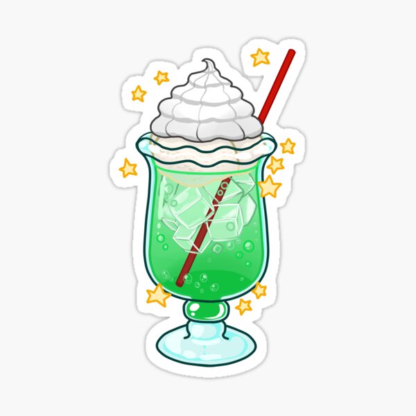 "Ice Cream Soda" Sticker by shortcakeliz | Redbubble