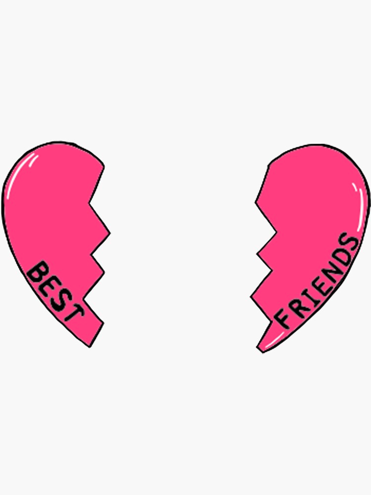"Best Friends Hearts pack" Sticker for Sale by geis190 | Redbubble