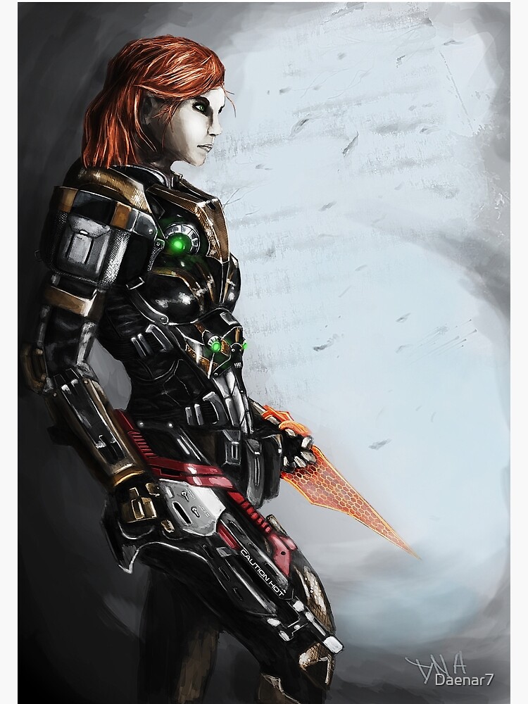 "Our Commander Shepard" Poster for Sale by Daenar7 | Redbubble
