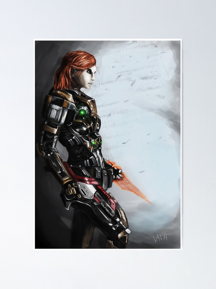 "Our Commander Shepard" Poster for Sale by Daenar7 | Redbubble