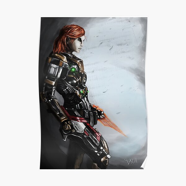 "Our Commander Shepard" Poster for Sale by Daenar7 | Redbubble
