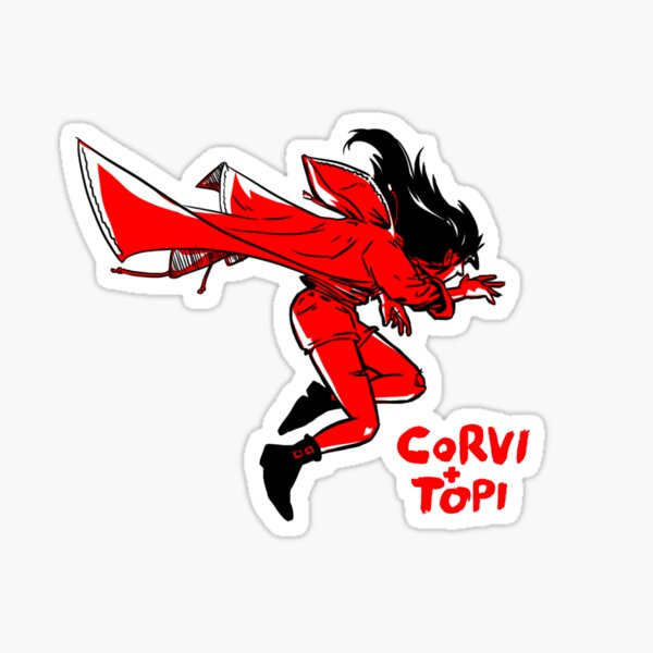 "Corvi+Topi" Sticker for Sale by timhofmann | Redbubble