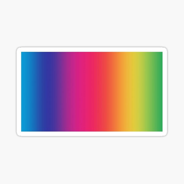 "Rainbow Gradient" Sticker by artboy213 | Redbubble