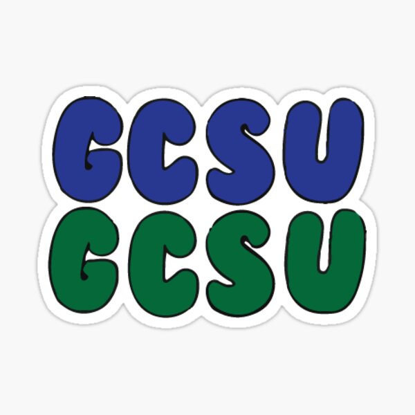 "GCSU double " Sticker by abbysk11 | Redbubble