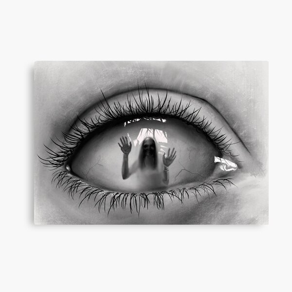 "Scary horror eye" Canvas Print by amateurportret | Redbubble