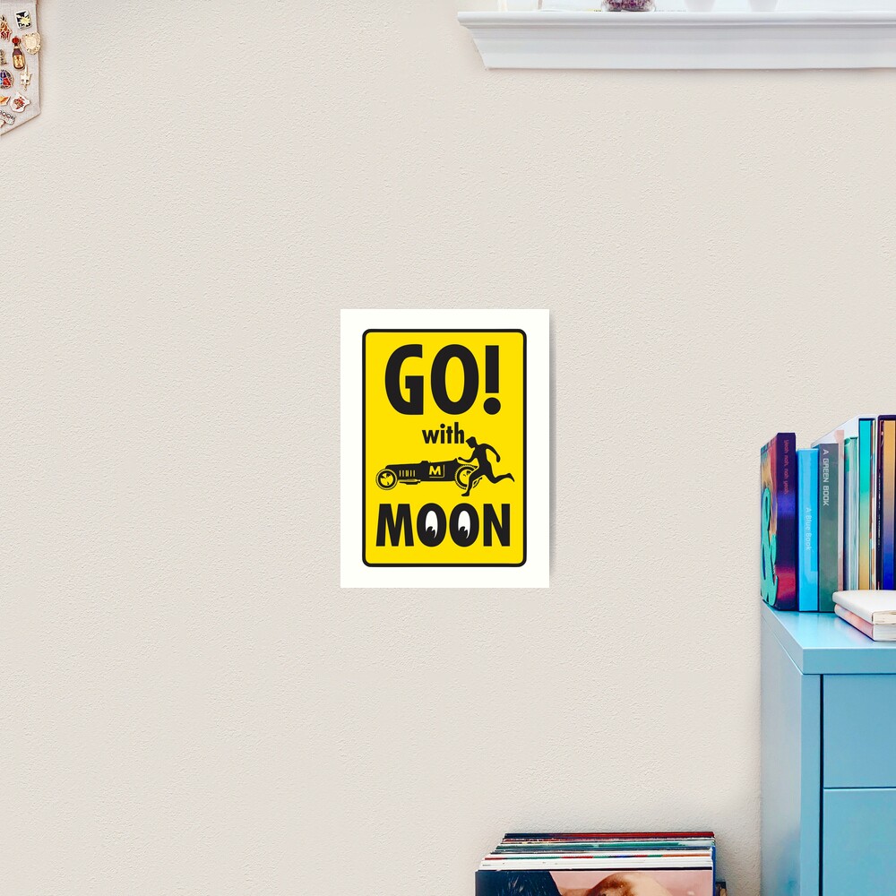 "go with moon eyes" Art Print by tkgarage | Redbubble