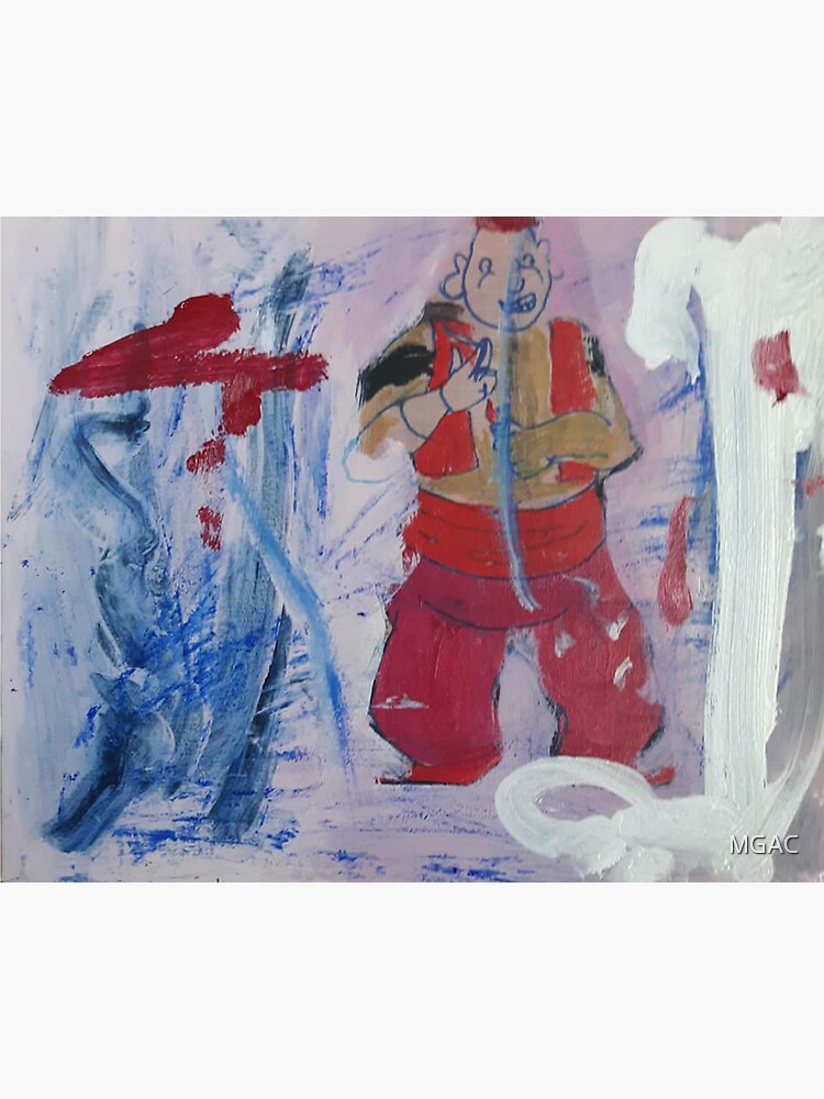 "Babu the genie " Sticker by MGAC | Redbubble