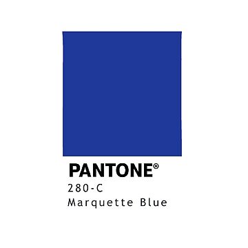 "Marquette Blue Color Tile " Sticker for Sale by MU-Rah-Rah | Redbubble