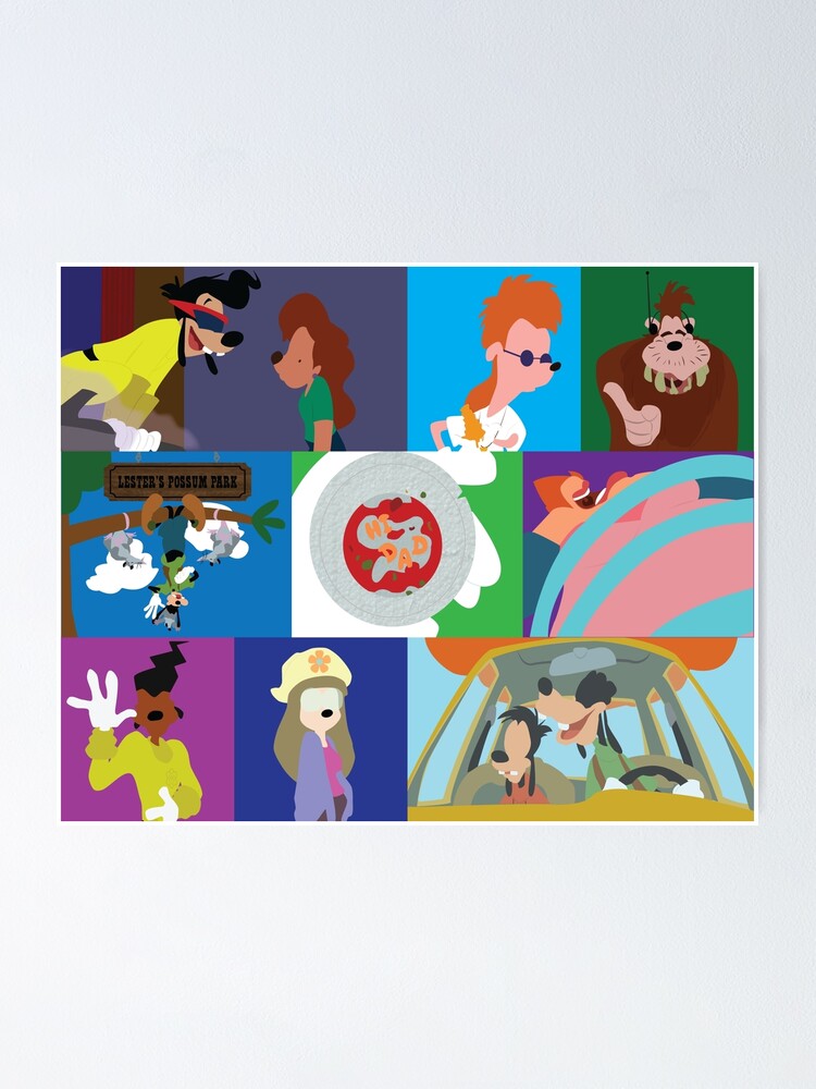"goofy movie " Poster for Sale by ehaverstick | Redbubble