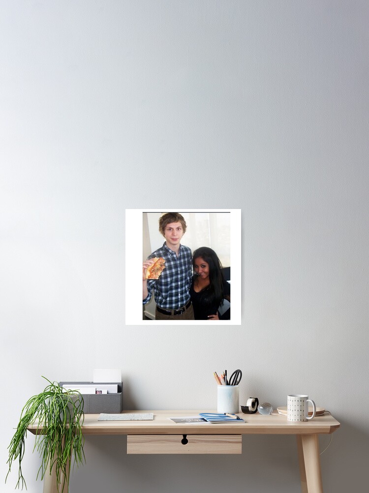 "snooki and michael cera???" Poster for Sale by miseryfactories | Redbubble