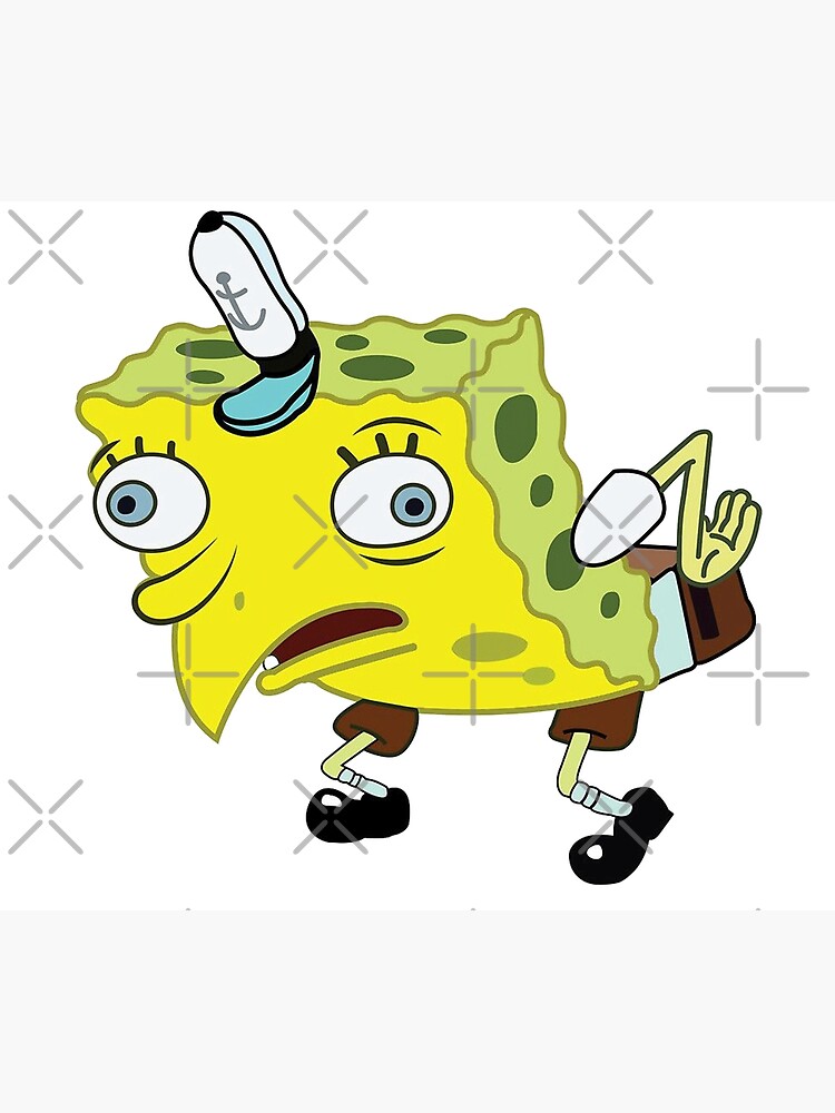 "Spongebob mocking meme" Art Print for Sale by JessetheCreator | Redbubble