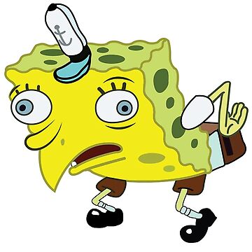 "Spongebob mocking meme" Poster for Sale by JessetheCreator | Redbubble