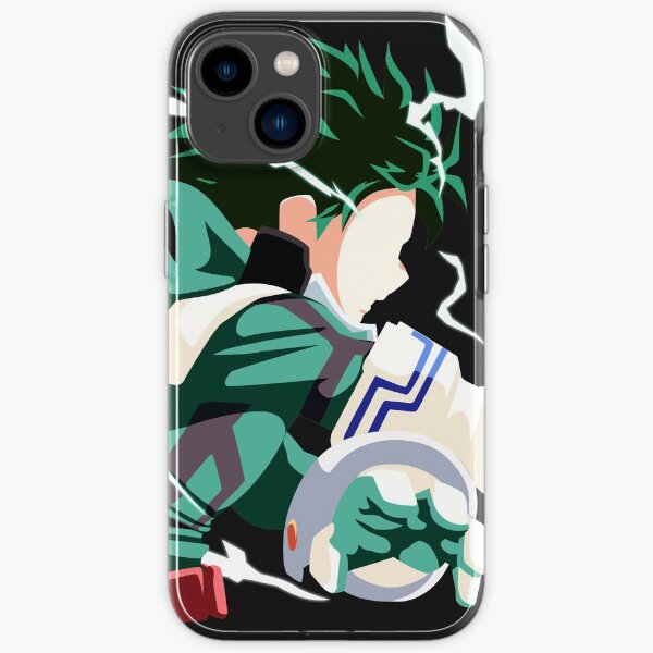 "MHA - Midoriya Izuku (Deku) Minimalistic Illustration" iPhone Case for ...
