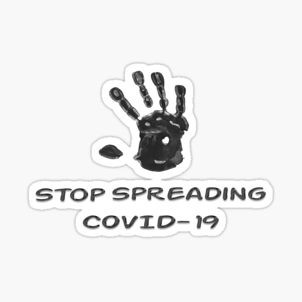 "Covid- 19 Prevention" Sticker for Sale by Fugie | Redbubble