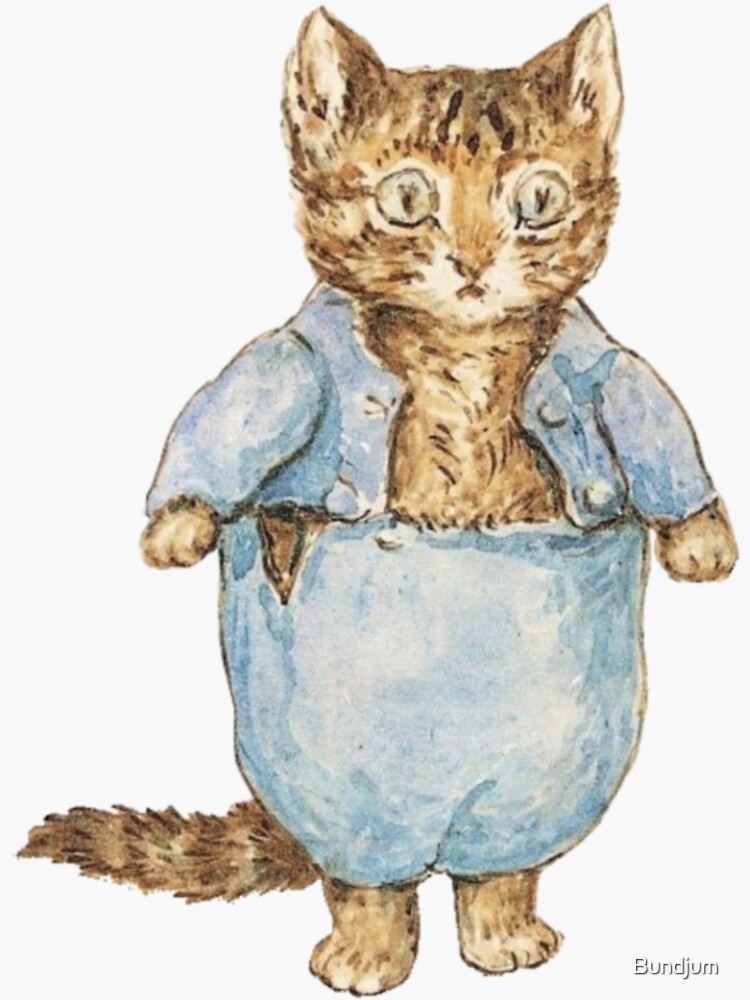 "Tom Kitten" Sticker for Sale by Bundjum | Redbubble