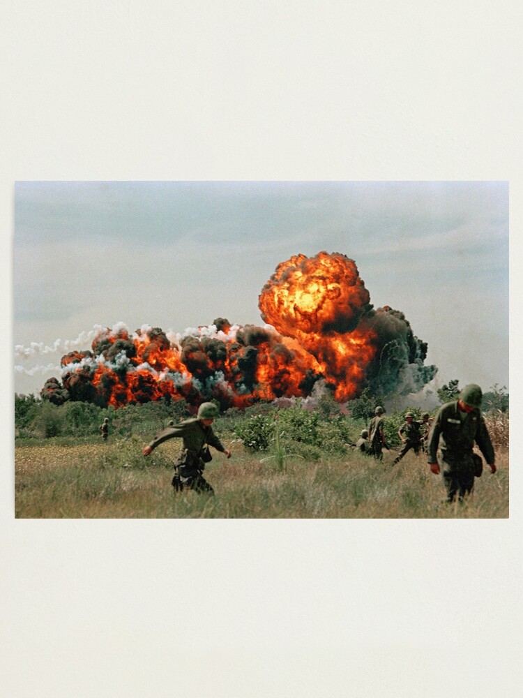 "Vietnam War Napalm Bombing Run" Photographic Print for Sale by ...