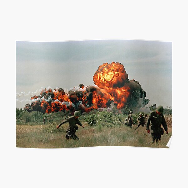 "Vietnam War Napalm Bombing Run" Poster for Sale by TheDreadfulZero ...