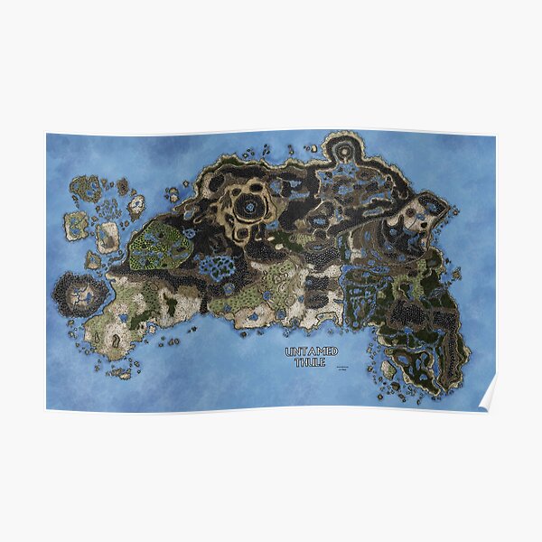 "Map of Thule" Poster by Dungeonmusings | Redbubble