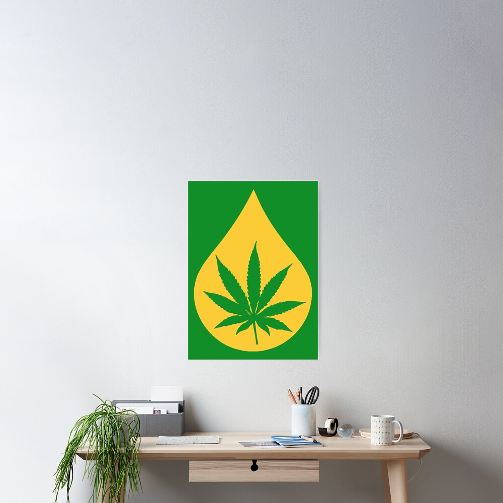 "Dab Droplet Weed Leaf" Poster by LaCaDesigns | Redbubble