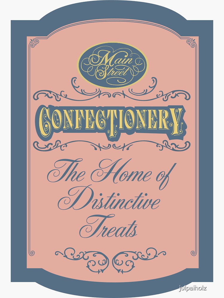 "confectionery" Sticker for Sale by julpaiholz | Redbubble