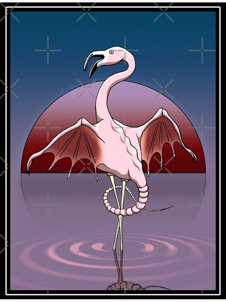 "Nightmarish Chimera - Mutant Flamingo" Poster for Sale by TMBTM ...