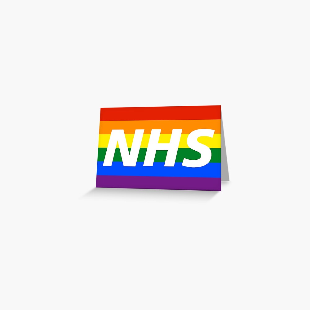 "NHS Pride flag" Greeting Card by nearlyadoctor | Redbubble