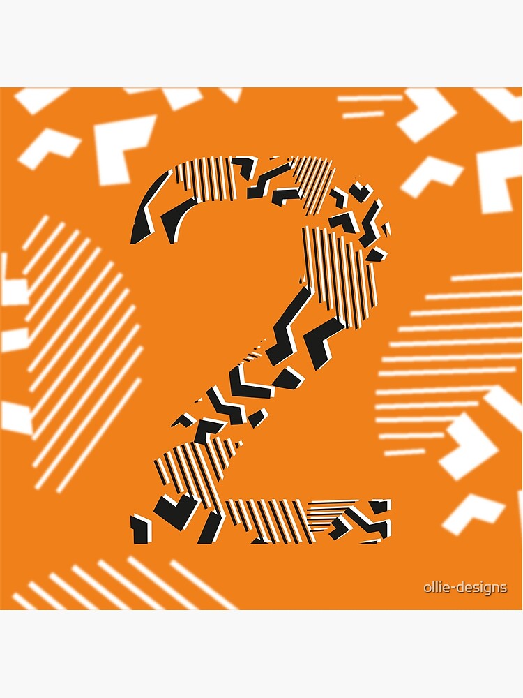 "Number 2 Pattern Design " Poster for Sale by ollie-designs | Redbubble