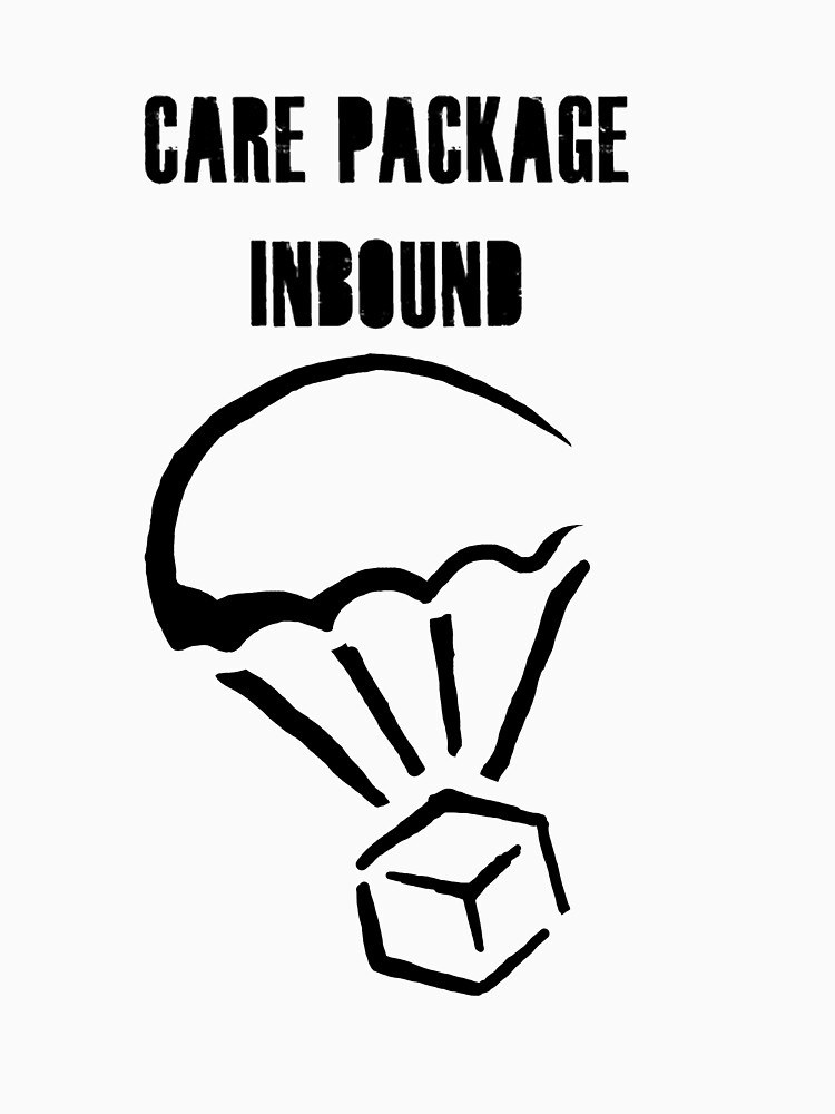 "Care package inbound" T-shirt for Sale by YUNOUSEMEME | Redbubble ...