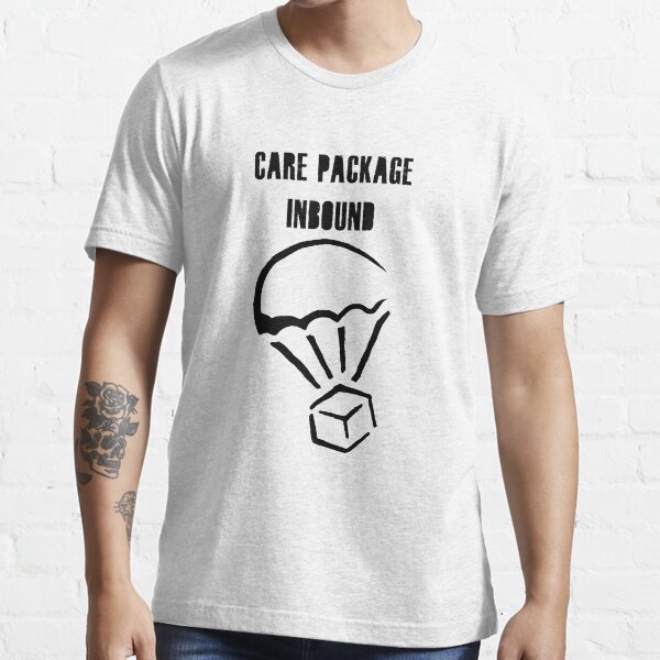 "Care package inbound" T-shirt for Sale by YUNOUSEMEME | Redbubble ...