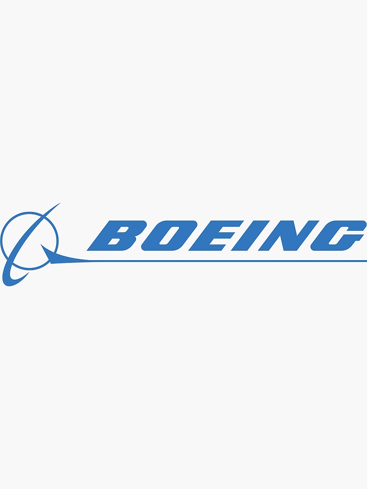 "Boeing, Forever New Frontier" Sticker for Sale by genaddibilly | Redbubble