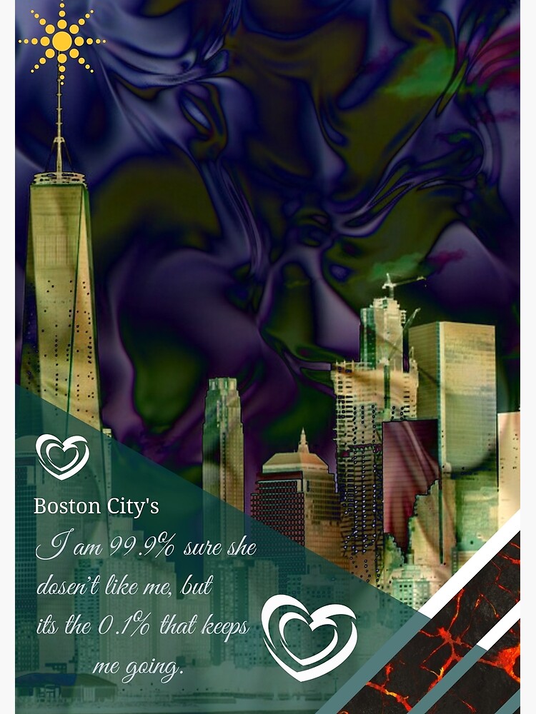 " Boston site design for redbubble" Poster for Sale by TusharMalhotra ...