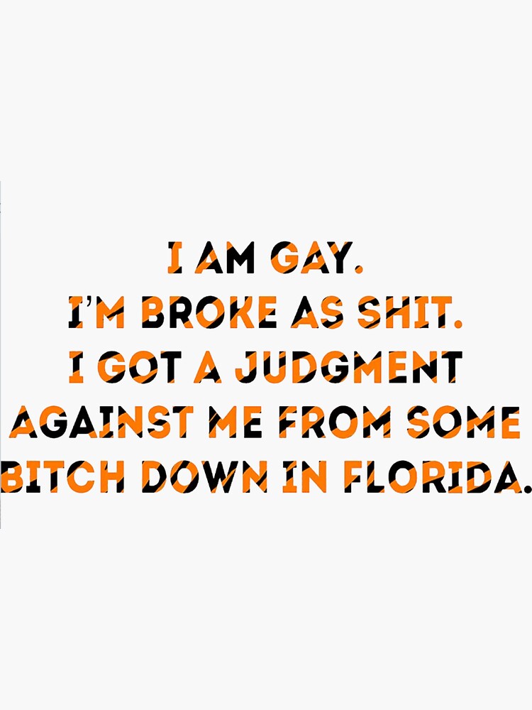 "joe exotic " Sticker for Sale by itslaurengarcia | Redbubble