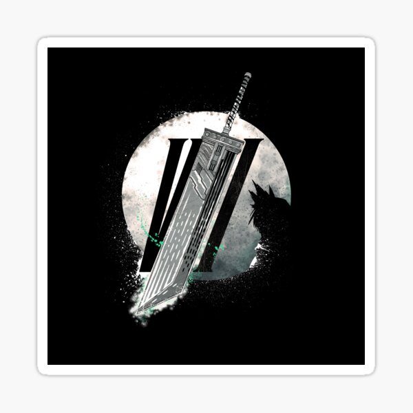 "Fantasy Reborn - FF7 - FFVII" Sticker by therocketman | Redbubble