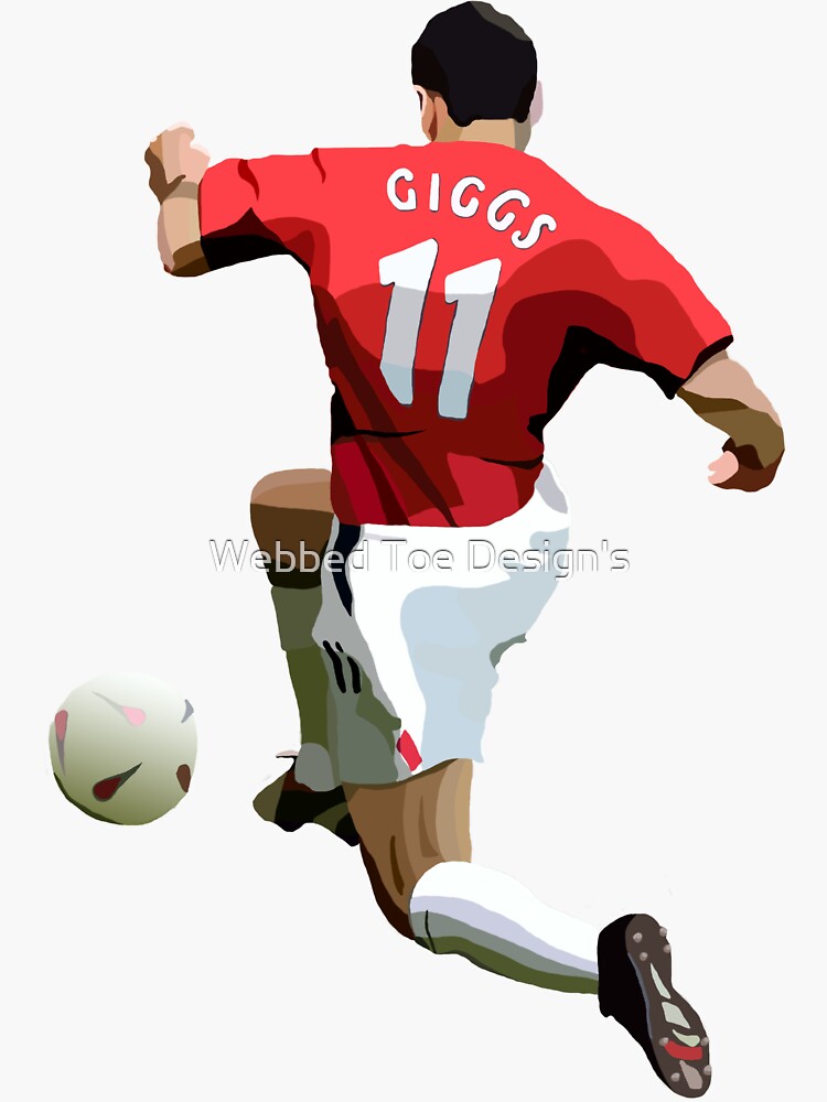 "Legend Ryan Giggs" Sticker for Sale by TDCartoonArt | Redbubble