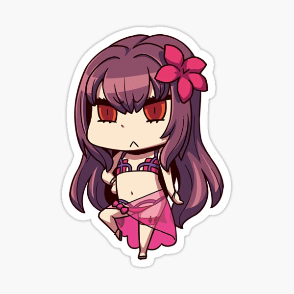 "Scathach (Assassin) - Summer" Sticker for Sale by GachaCCC | Redbubble