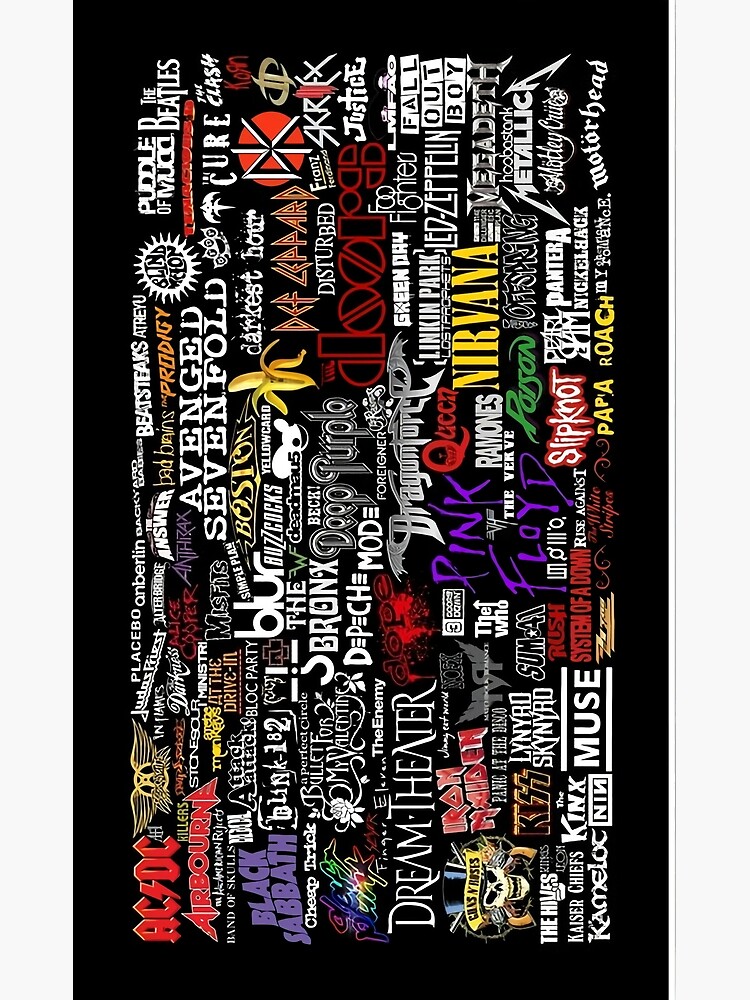 "All Music Collage" Poster for Sale by tmcguigan | Redbubble