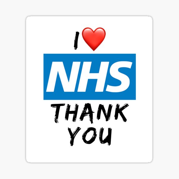 I Love Nhs Stickers | Redbubble