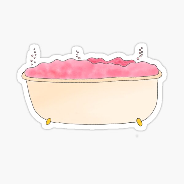 "Bubble Bath" Sticker by lizzieholton | Redbubble