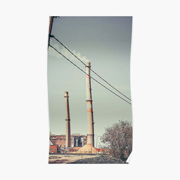 "Smoking chimney" Poster for Sale by MRUKS | Redbubble
