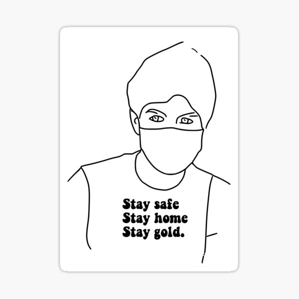 "stay safe sticker - JOHNNY CADE" Sticker for Sale by Outsidersboys ...