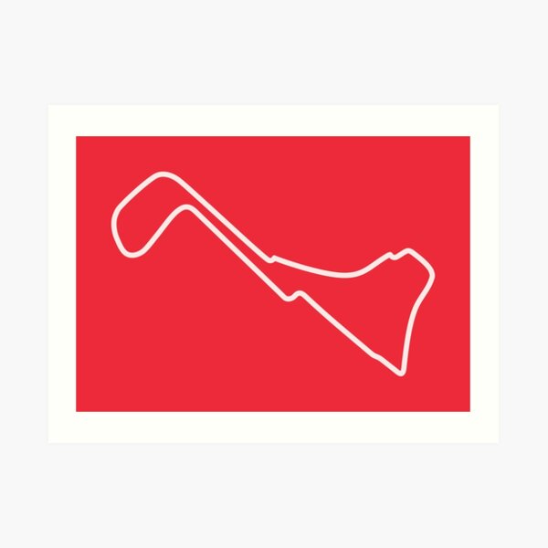 "Circuit Zolder [outline]" Art Print for Sale by sednoid | Redbubble