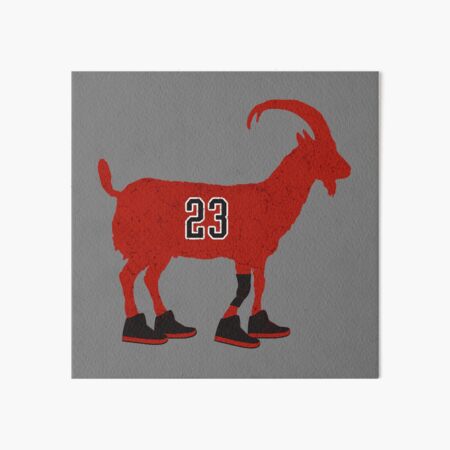 Lámina rígida «Michael Jordan silueta de cabra en Chicago Bulls número ...