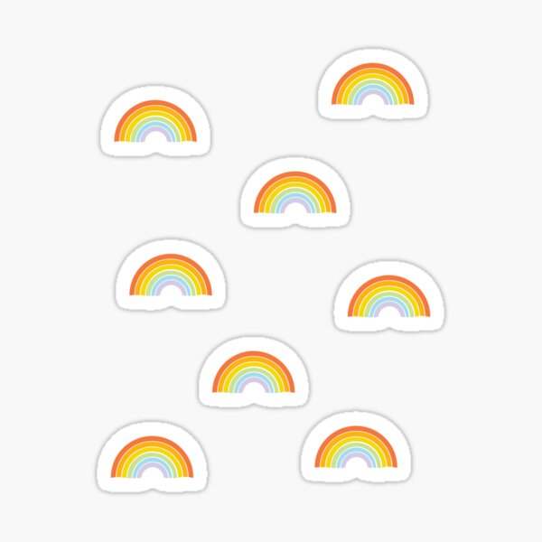 "Rainbow Art Set" Sticker for Sale by sydscarff | Redbubble