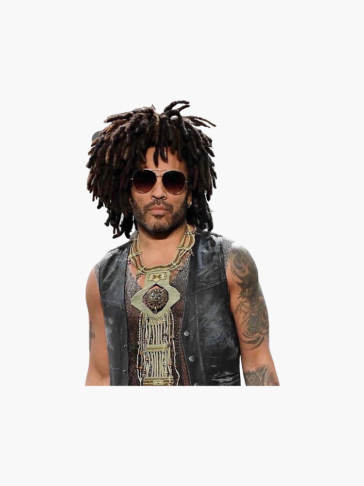 "Lenny Kravitz" Sticker for Sale by hadleyjosaowen | Redbubble