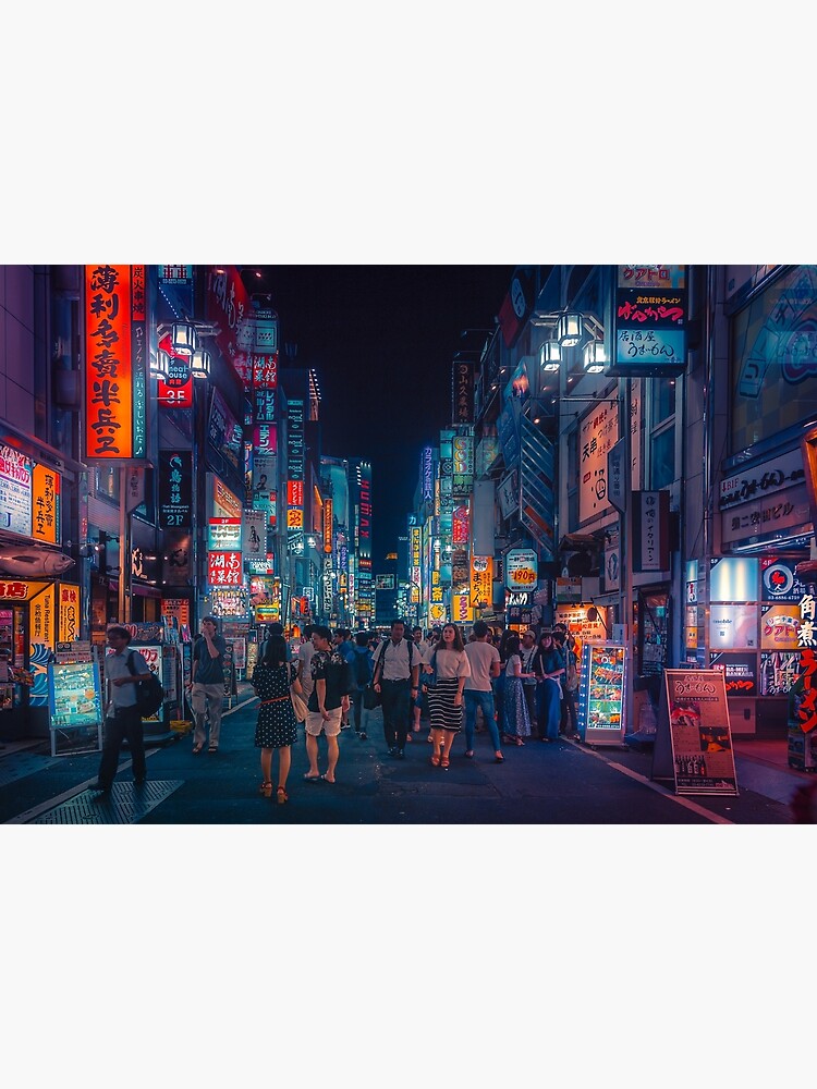 "Colors of the Night III - Tokyo Japan Night Photography" Poster by ...