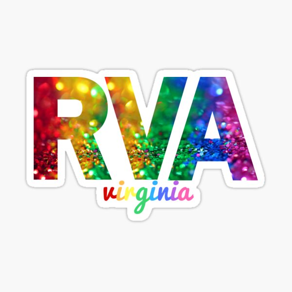 "RVA" Sticker by kberman832 | Redbubble