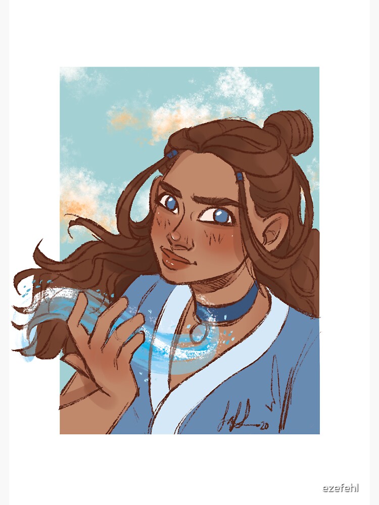 "Katara" Sticker for Sale by ezefehl | Redbubble