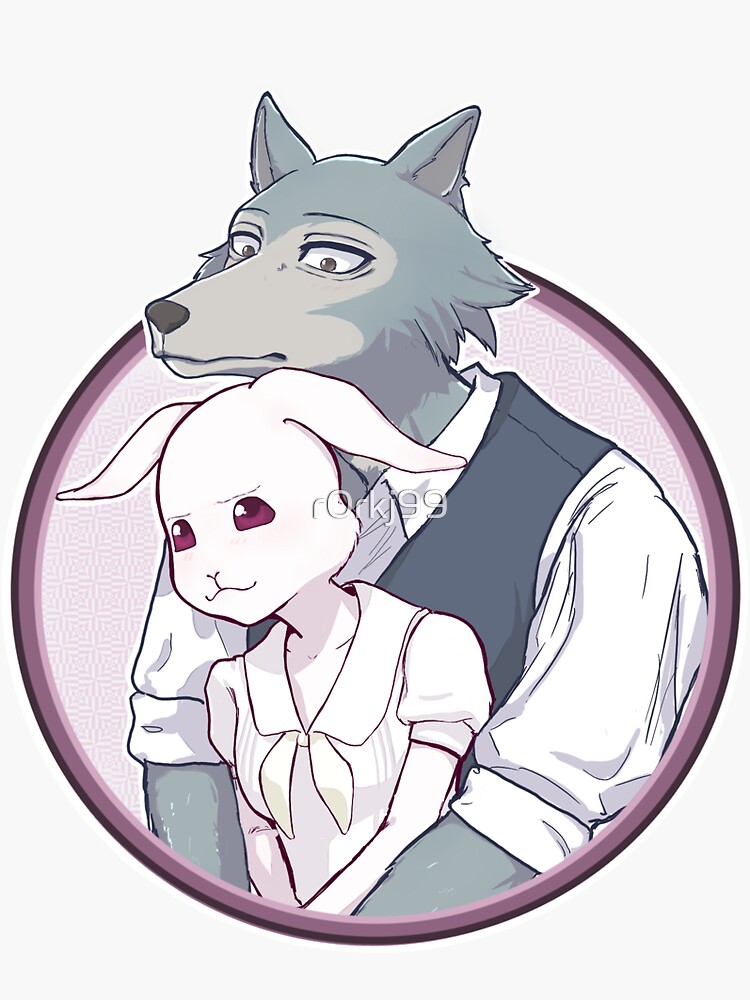 "BEASTARS || Haru X Legoshi" Sticker for Sale by r0rkj99 | Redbubble