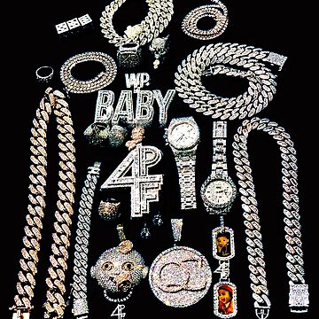 " jewelry for rappers" Poster by cat poe | Redbubble